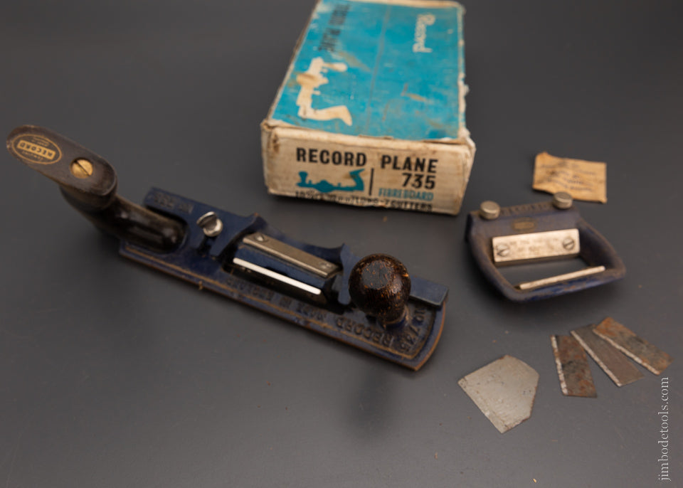 RECORD No. 735 Plane in Box - 105489 – Jim Bode Tools