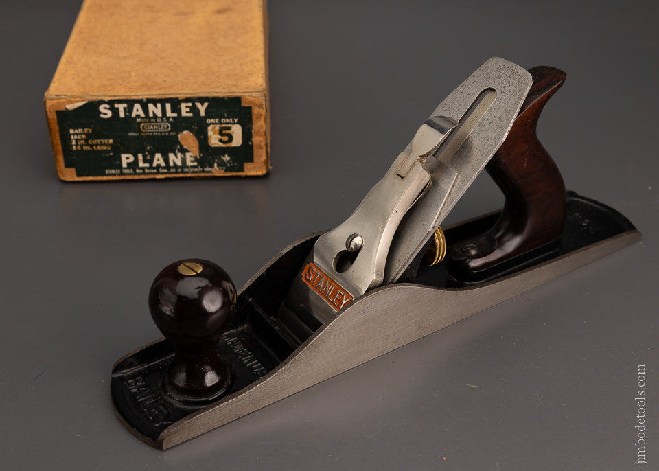 STANLEY No. 5 Jack Plane Mint in Box - 105621 – Jim Bode Tools