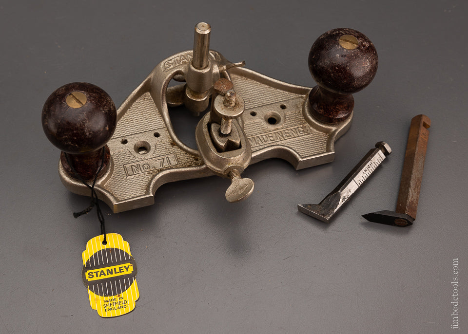 STANLEY No. 71 Router Plane 100% Complete with TAG - 105668 – Jim Bode ...