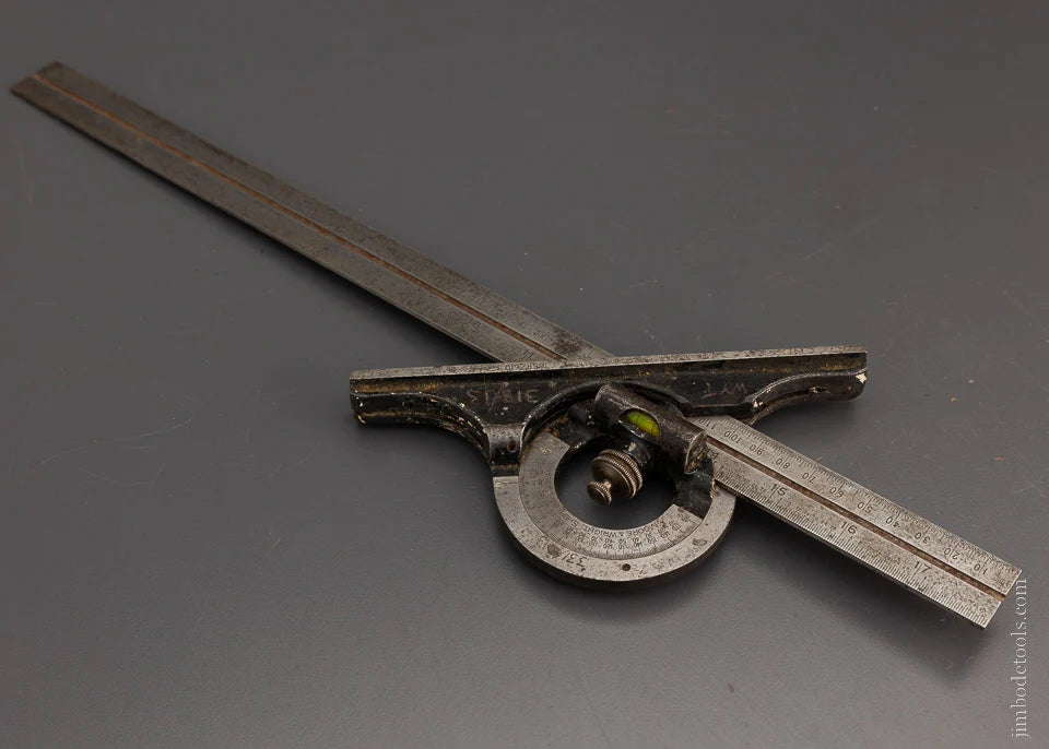 MOORE & WRIGHT 18 inch Scale with Protractor - 105782 – Jim Bode Tools