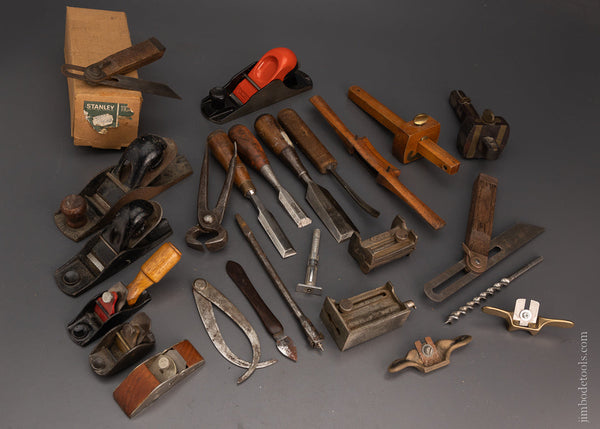 Job Lot of Antique Tools - 106141 – Jim Bode Tools