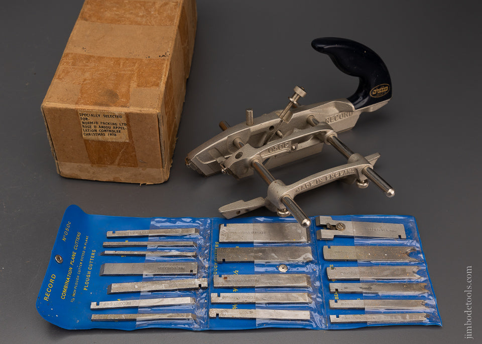 RECORD No. 050C Plow Plane Mint & Complete - 106172 – Jim Bode Tools