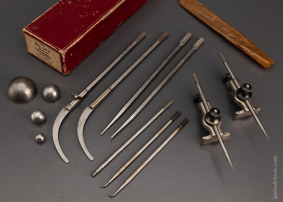 STARRETT No. 59-F Trammel Points Mint in Box - 106848 – Jim Bode Tools