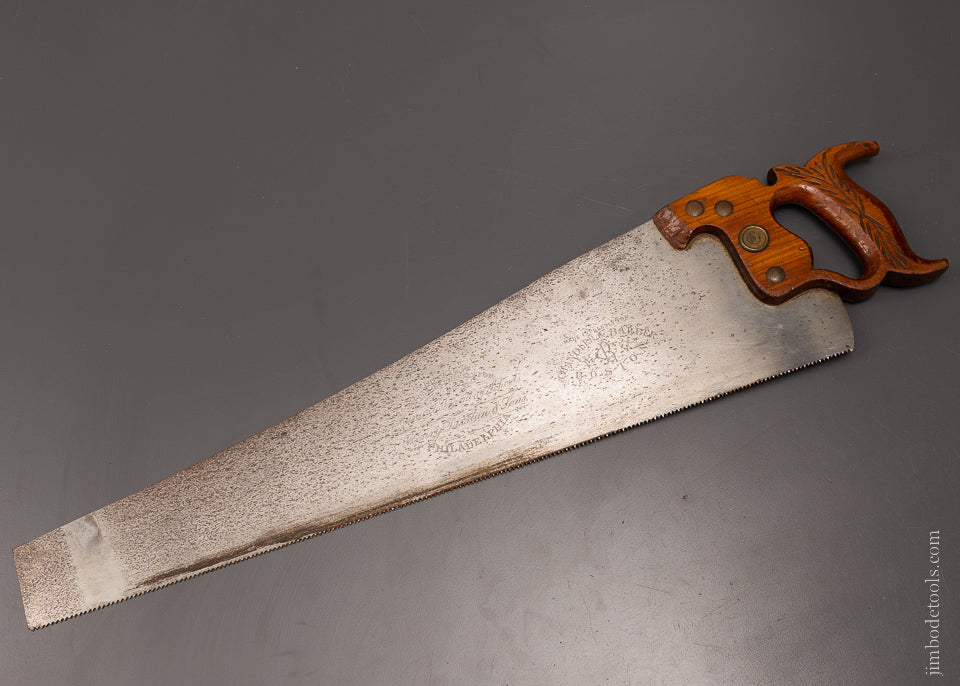 Really Fine DISSTON, For CHANDLER & BARBER Hand Saw - 107187 – Jim Bode ...