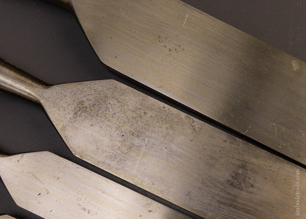 Near Mint Set of 12 P.S. & W. Socket Firmer Chisels - 107447 - AS OF M ...