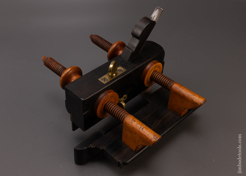 Stunning Solid Ebony Screw Arm Plow Plane by DENISON - 107931 – Jim ...