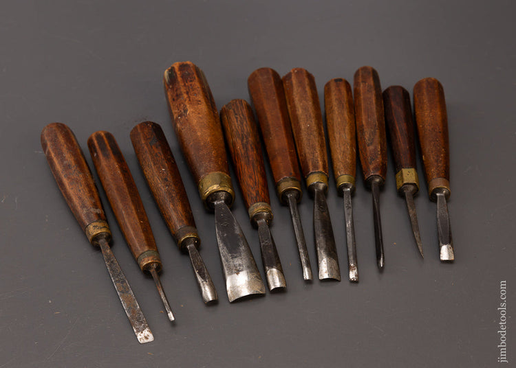 Set of 11 ADDIS Carving Chisels Gouges - 108084 – Jim Bode Tools