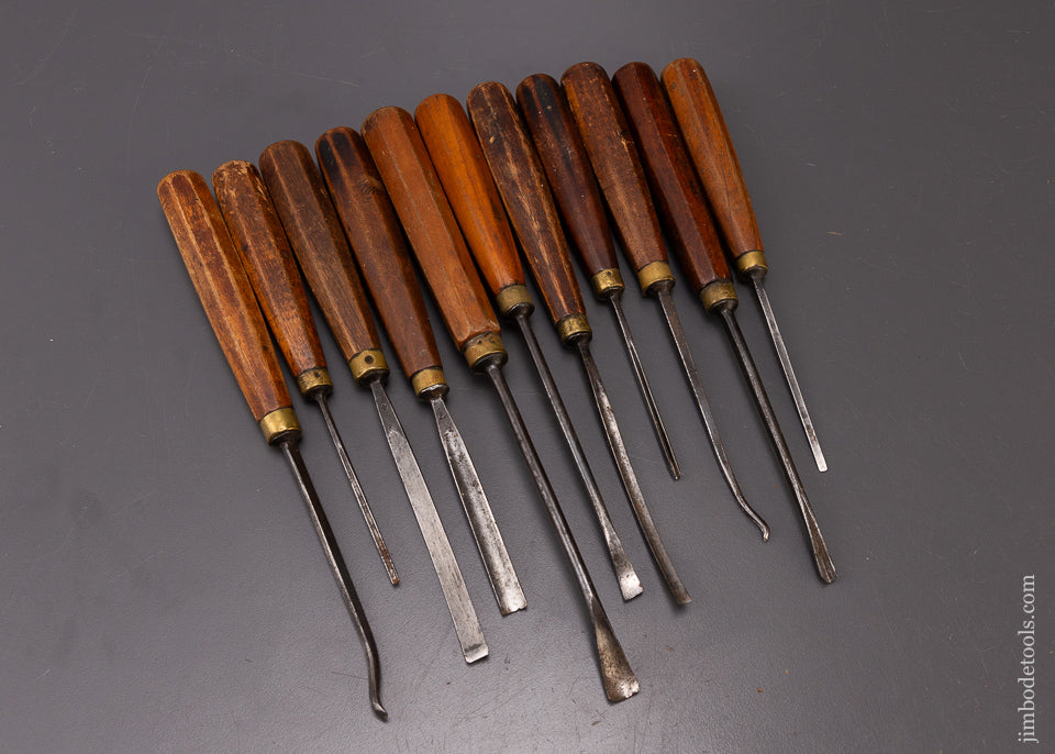 Set of 11 ADDIS Carving Chisels Gouges - 108086 – Jim Bode Tools
