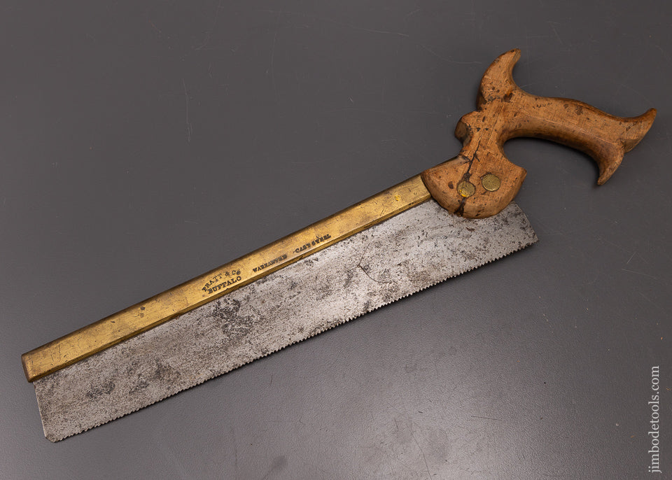 12 Inch PRATT & CO. BUFFALO Brass Back Saw - 108127 – Jim Bode Tools