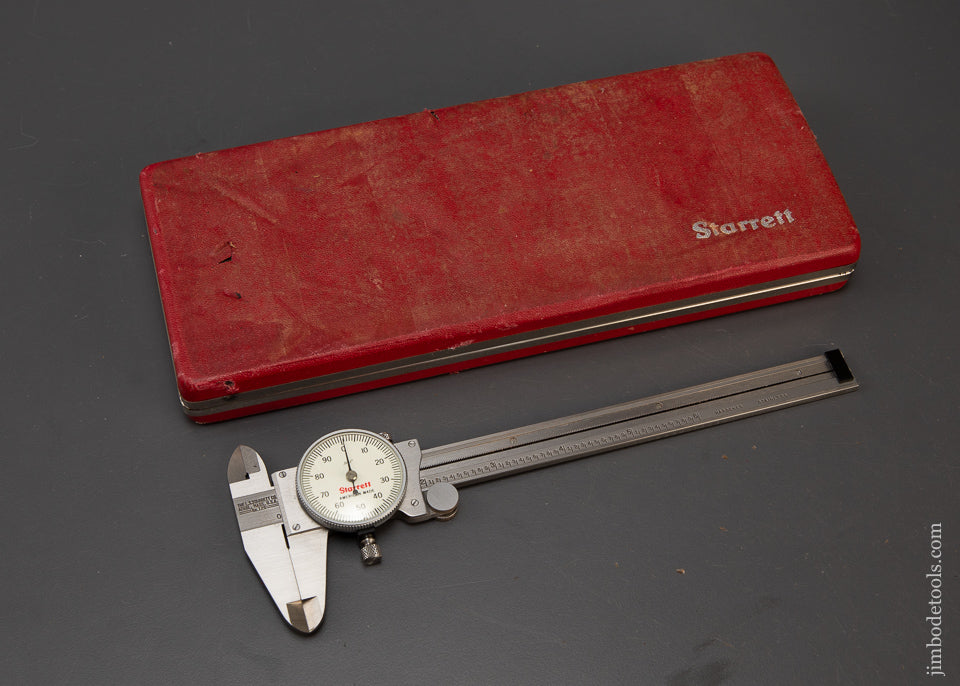 6 Inch Dial Caliper Mint in Box STARRETT - 108243 – Jim Bode Tools