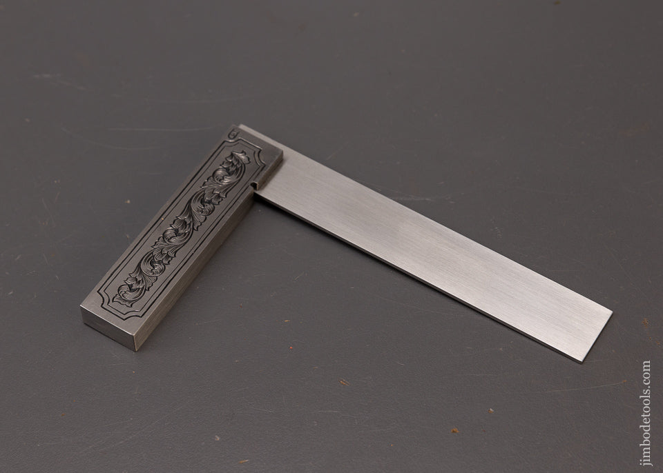 Stunning 4 Inch Steel Try Square Engraved by MIKHAIL DAVYDOV - 108551 ...