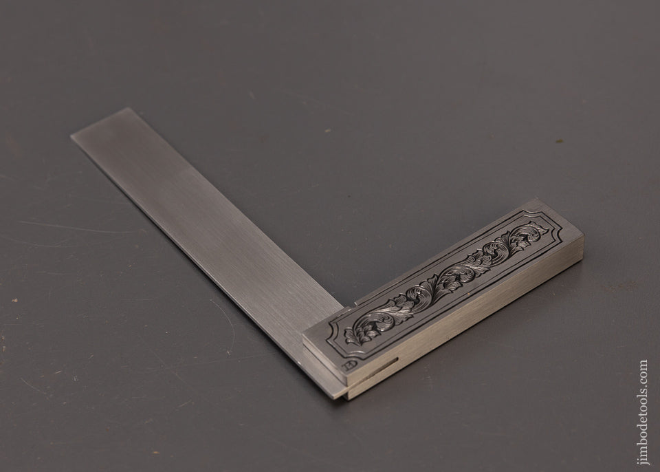 Stunning 4 Inch Steel Try Square Engraved by MIKHAIL DAVYDOV - 108551 ...