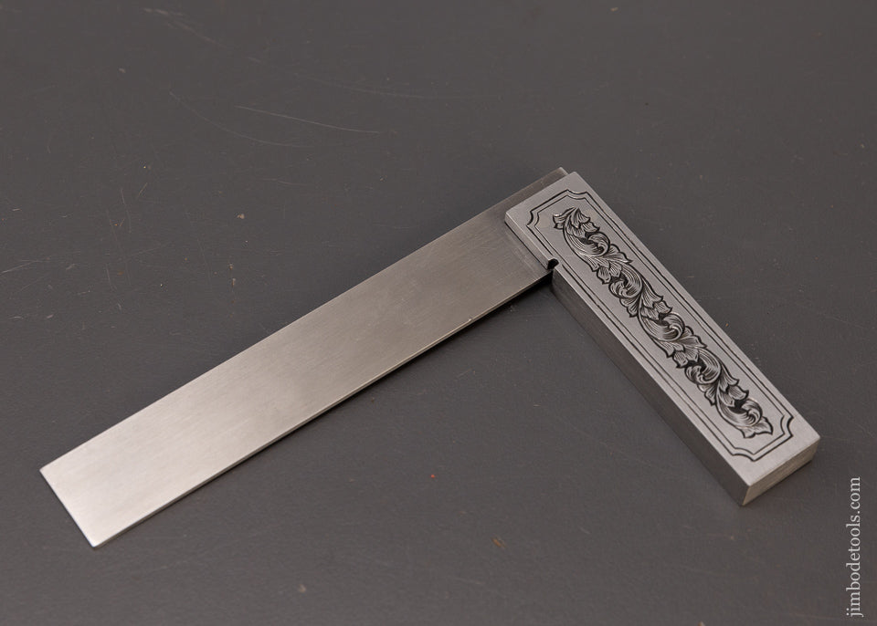 Stunning 4 Inch Steel Try Square Engraved by MIKHAIL DAVYDOV - 108551 ...