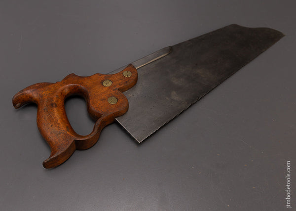 DISSTON No. 8 Double Cove Half Back Saw - 108642 – Jim Bode Tools