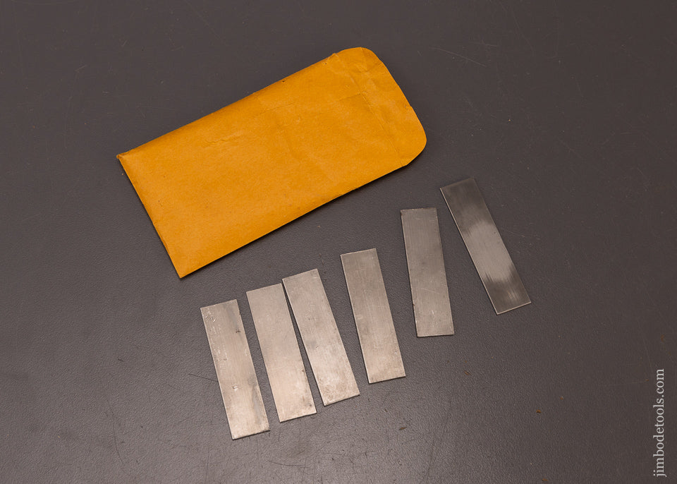 Set of 6 Customizable Blanks for LIE NIELSEN No. 66 Bronze Beading Too ...