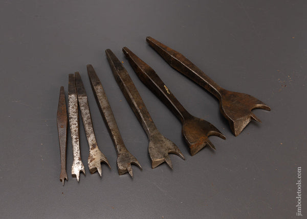 Working Set of Seven 19th Century Center Bits for Bit Brace - 108810 ...