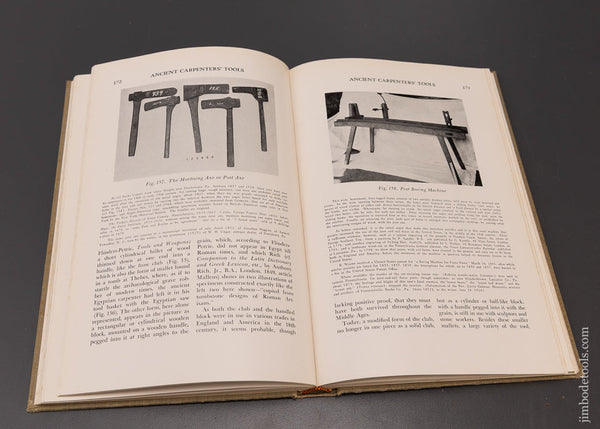 Book: ANCIENT CARPENTER’ TOOLS by Henry C. Mercer - 108813 – Jim Bode Tools