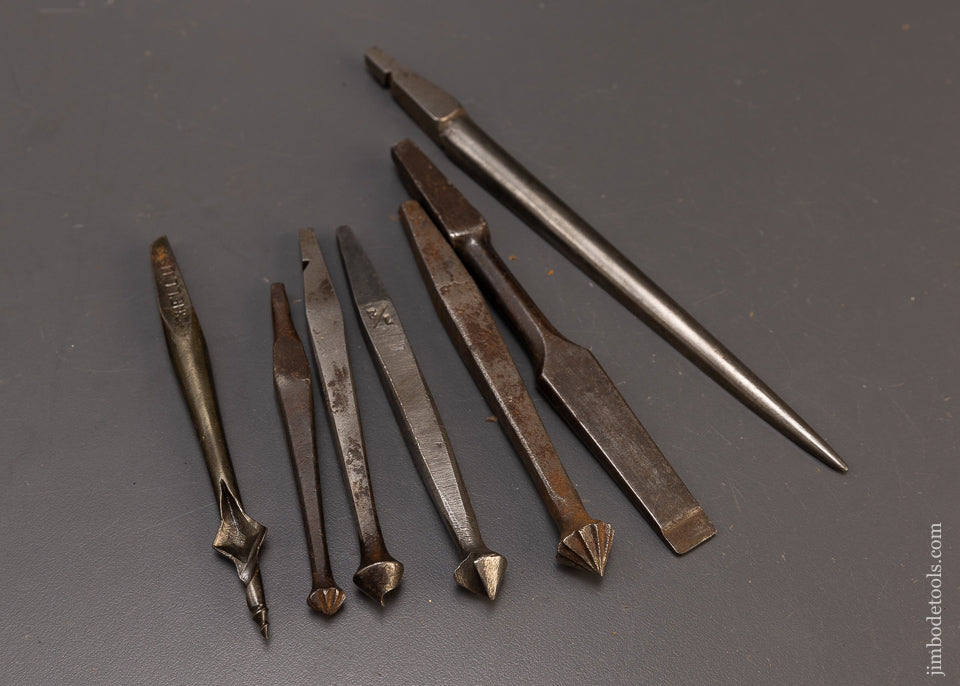 7 Assorted Bit Brace Bits - 109101 – Jim Bode Tools