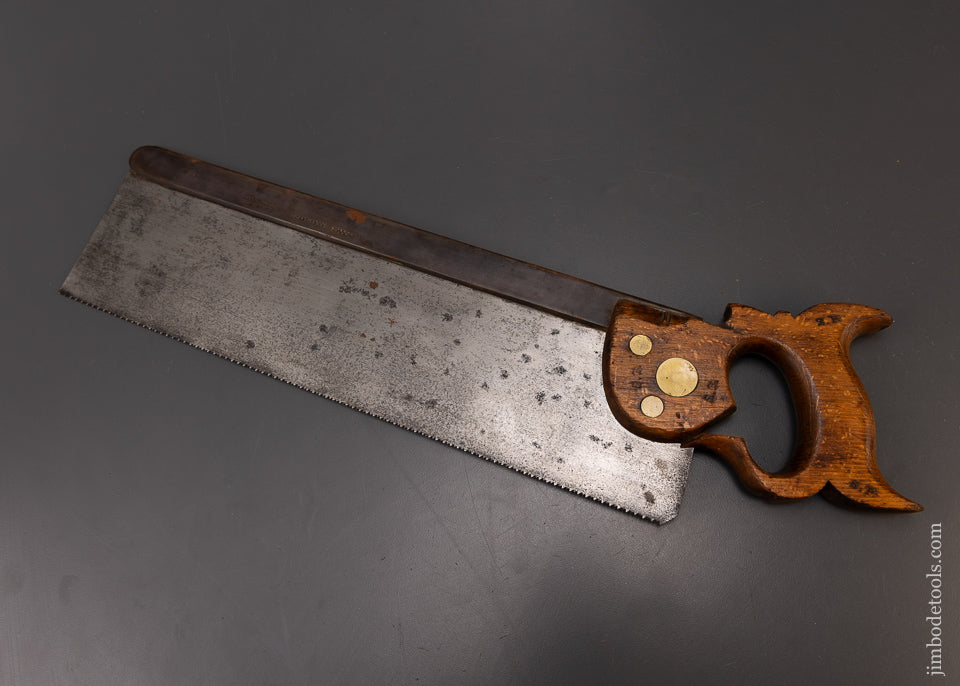 Rare M. SCHWARZ BOSTON Tenon Saw - 109230 – Jim Bode Tools