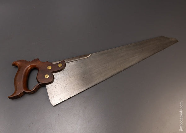 DISSTON No. 8 Triple Cove Half Back Saw - 109560 – Jim Bode Tools