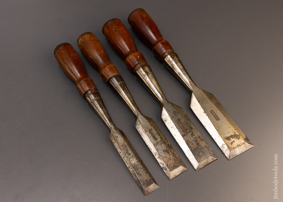 Set of 4 Crisp STANLEY No. 750 Chisels - 109564 – Jim Bode Tools