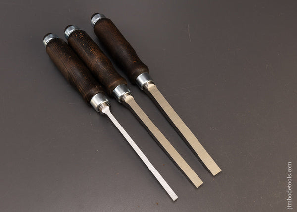 3 Mint Unused Heavy Mortise Chisels by NAREX - 109732 – Jim Bode Tools
