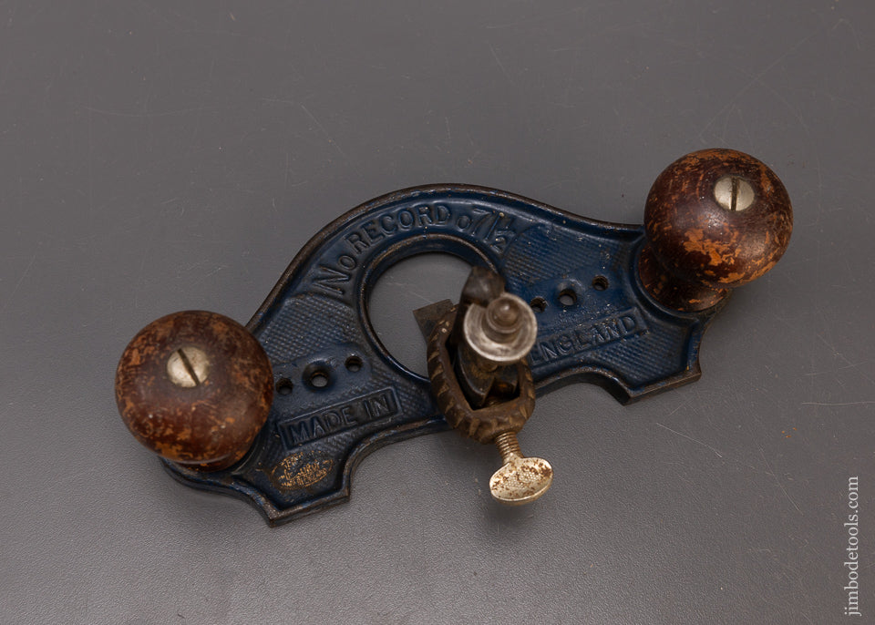 RECORD No. 71 1/2 Router Plane with 1 Cutter - 109833 – Jim Bode Tools