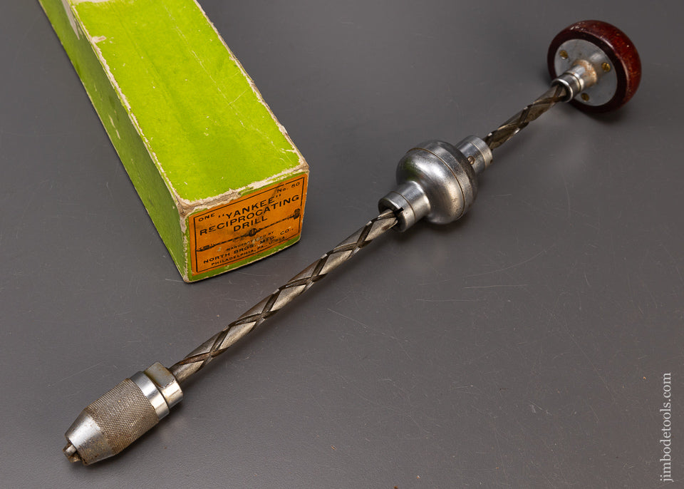 YANKEE No. 50 Reciprocating Drill Mint in Box - 110102 – Jim Bode Tools