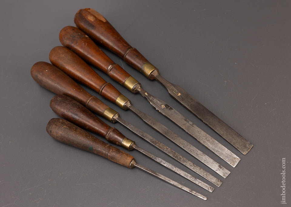 Set of 6 GROVES Chisels - 110128 – Jim Bode Tools