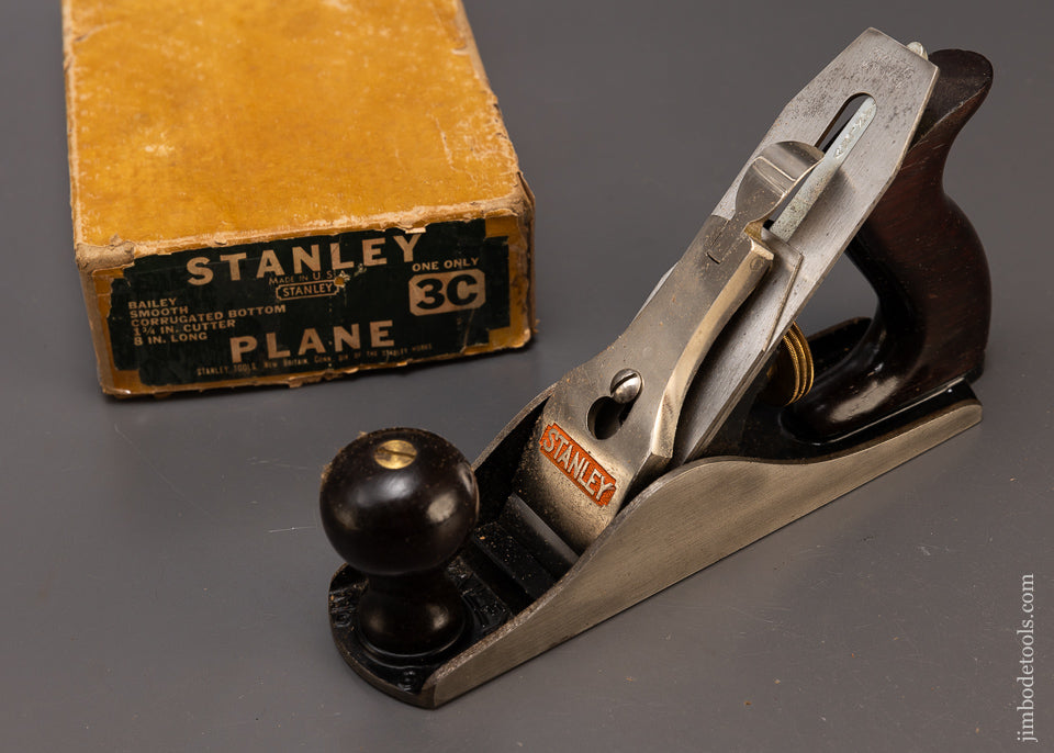 STANLEY No. 3C Smooth Plane Mint in Box - 110134 – Jim Bode Tools