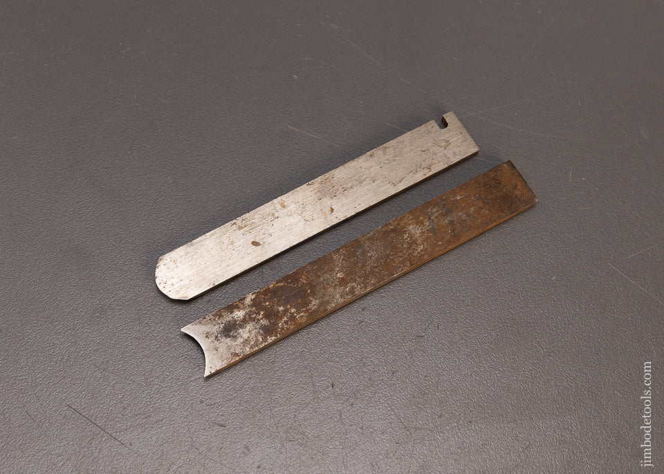 STANLEY No. 8 Hollow & Round Cutting Irons - 110338 – Jim Bode Tools