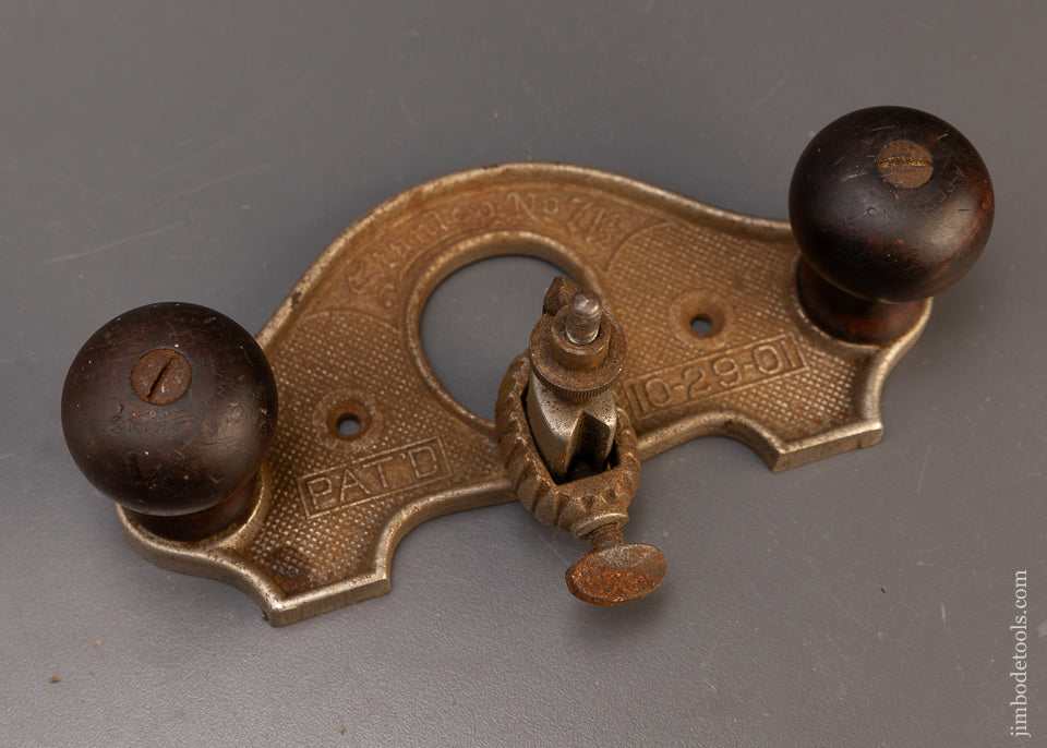 STANLEY No. 71 1/2 Router Plane Script Logo - 110462 – Jim Bode Tools