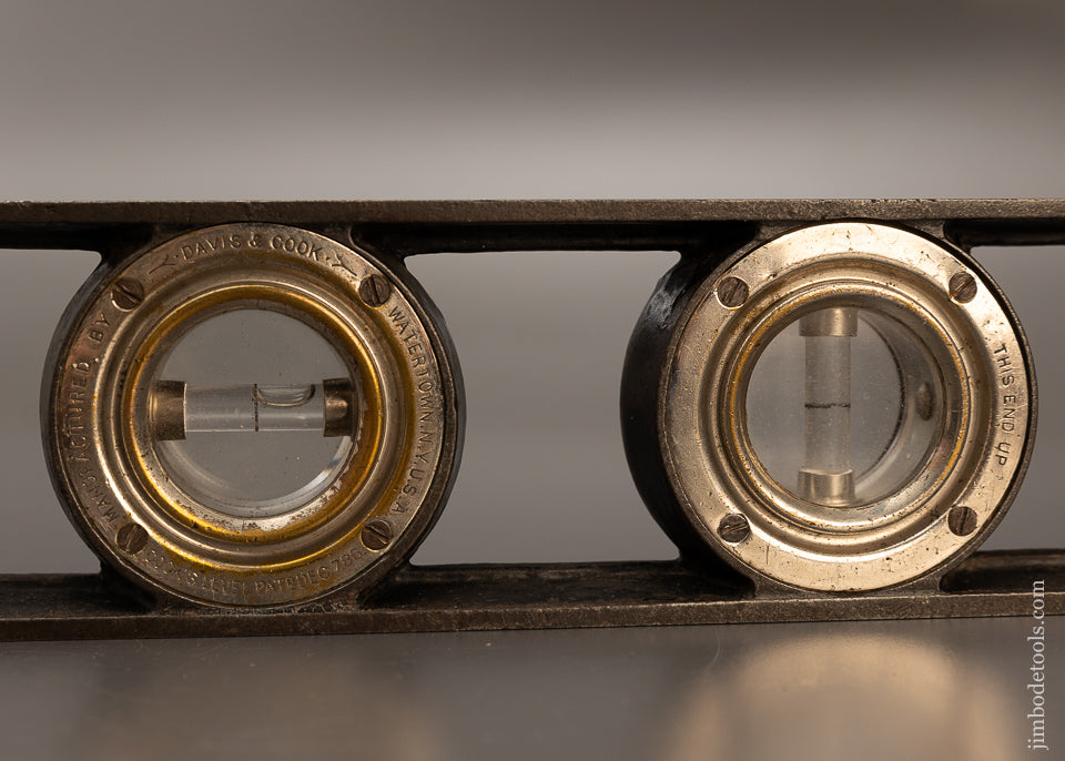 Rare DAVIS & COOK PATENT Pretzel Level - 110477 – Jim Bode Tools