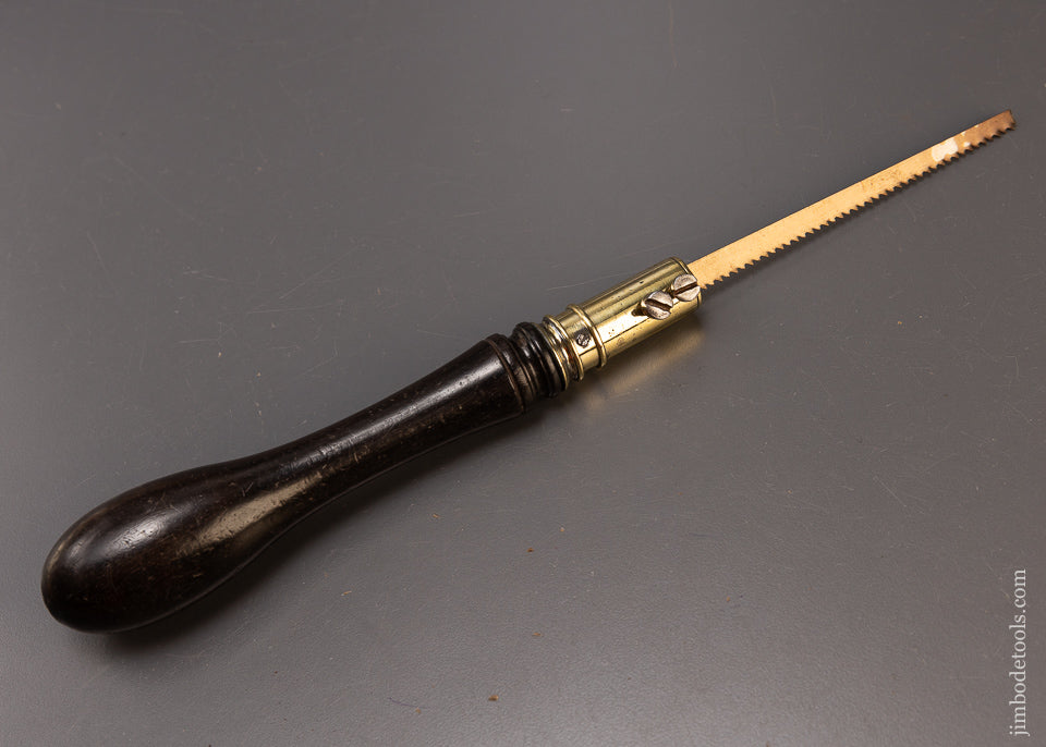 Stunning Fancy Ebony English Pad Saw - 110524 – Jim Bode Tools