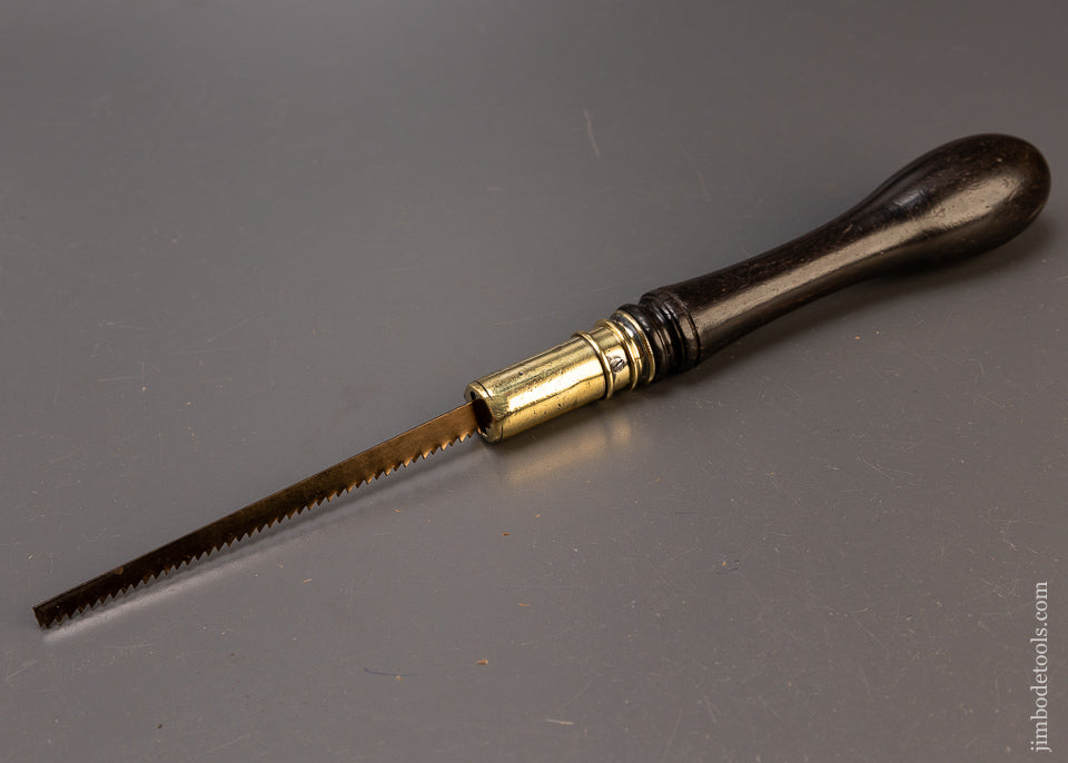 Stunning Fancy Ebony English Pad Saw - 110524 – Jim Bode Tools