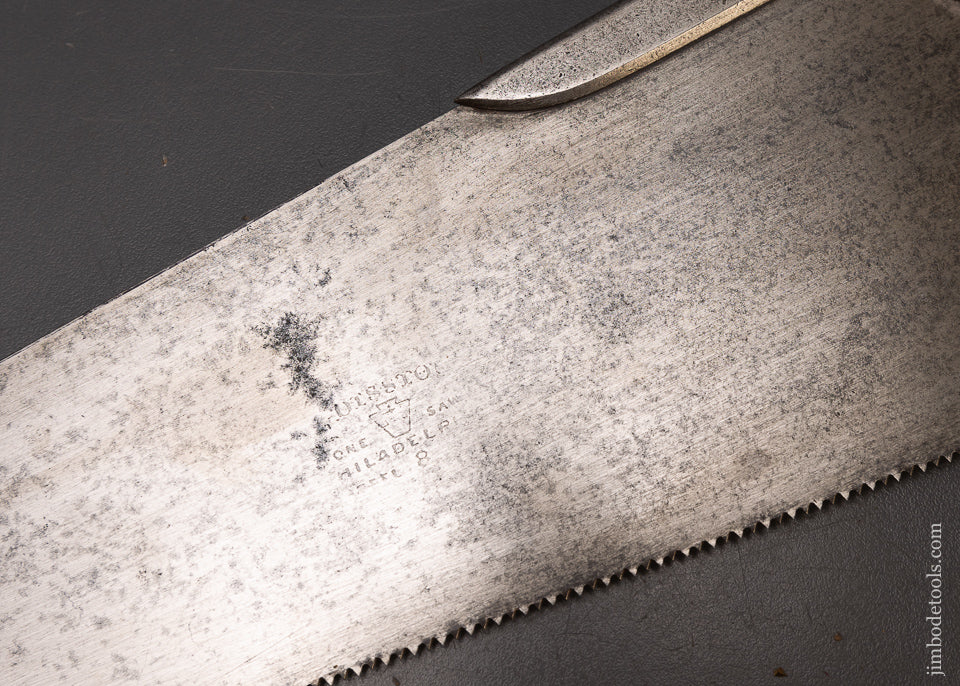 Rare DISSTON No. 8 Half Back Saw with Double Cove Handle - 110580 – Jim ...