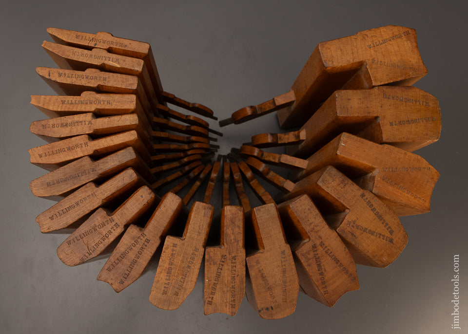 Extra Fine Set of 18 Hollow & Round Planes SKEWED - 110665 - AS OF FEB ...