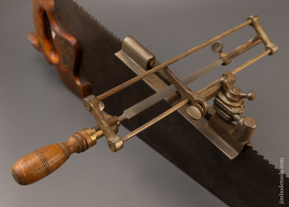 STEARNS Patent No. 400 Saw Filer With Full Box of SIMONDS Files - 1107 ...