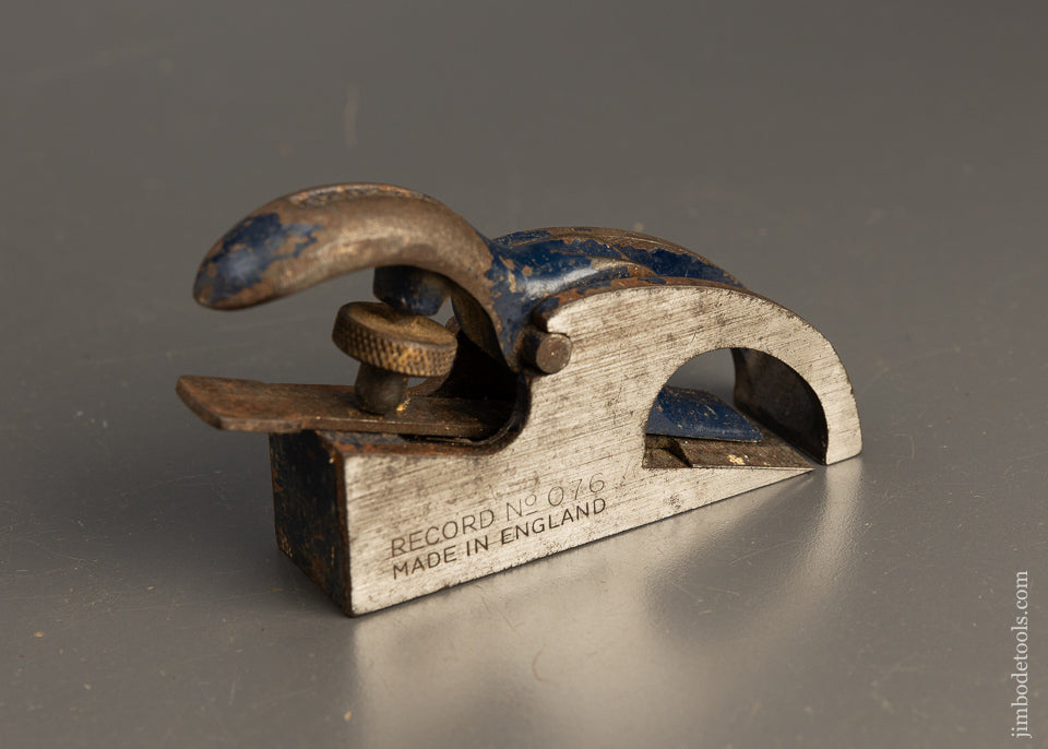 RECORD No. 076 Shoulder Plane - 111001 – Jim Bode Tools