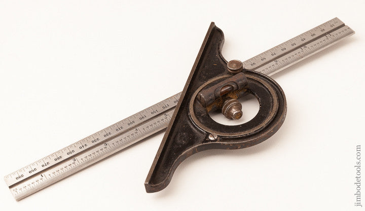 Protractor on MINT 12 inch STARRETT No. 36 GRAD Scale – Jim Bode Tools