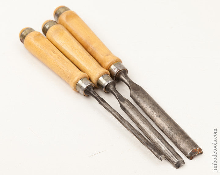 Set of Three ULMIA Gouges – Jim Bode Tools
