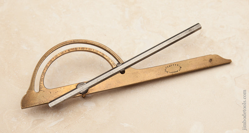 Gorgeous 6 1/2 Inch HOLTZAPFFEL Protractor – Jim Bode Tools