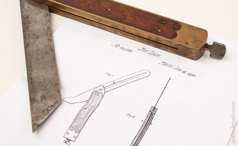 Rare! ST. JOHNSBURY TOOL CO 15 inch Rosewood and Brass Bevel FINE – Jim ...