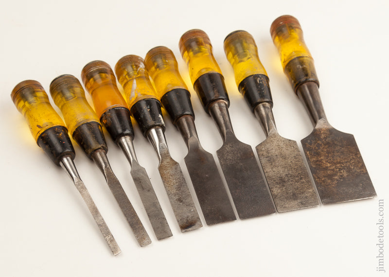 STANLEY Eight Piece Set of No. 60 Chisels 74943 – Jim Bode Tools