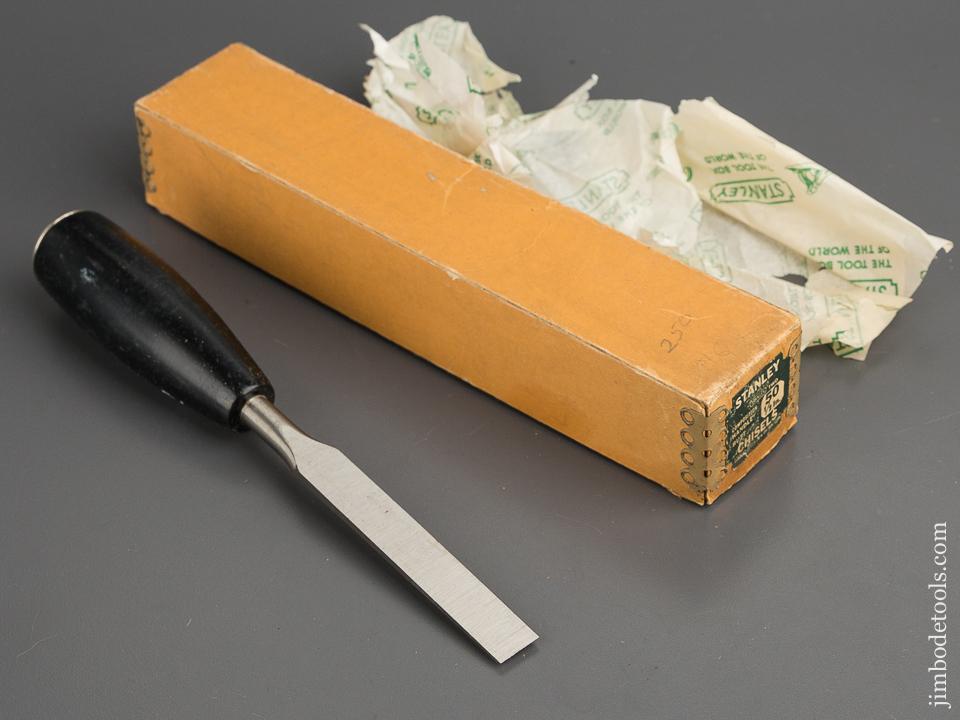STANLEY No. 50 Composition Handle Butt Chisel 1/2 inch Size in Origina ...