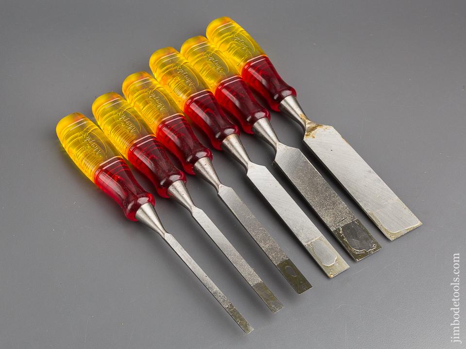 Set of Six MARPLES Chisels in Original Box - 80422 – Jim Bode Tools