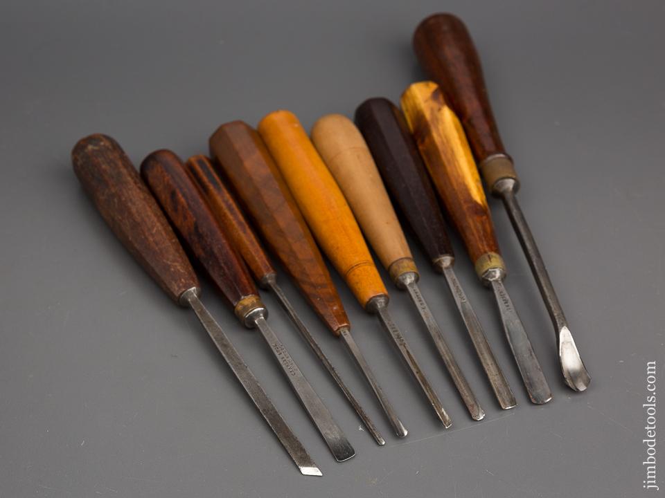Nine BUCK BROTHERS Carving Gouges - 80614 – Jim Bode Tools