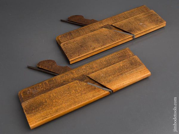 Pair of No. 6 MARPLES & SON Hollow & Round Moulding Planes circa 1868 ...
