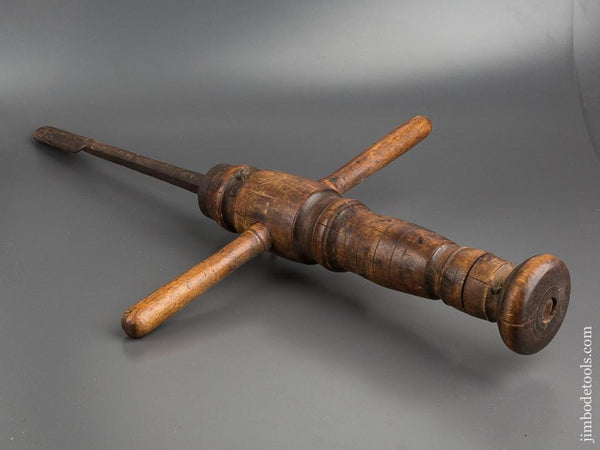 Awesome 18th Century Breast Auger with 1 2/8 inch Spoon Bit - 81394R ...