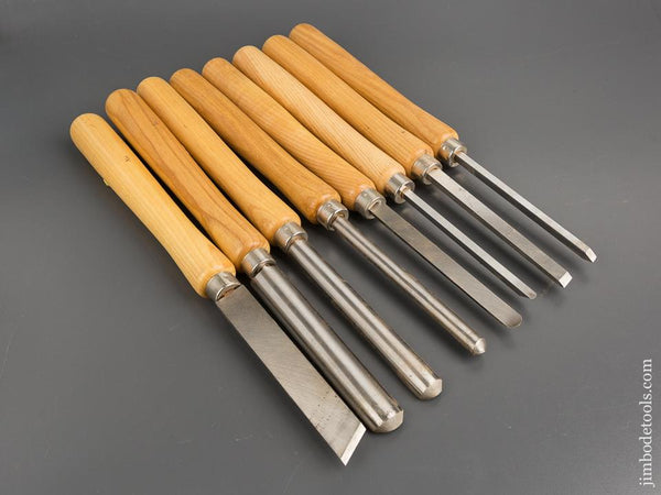 Set of 8 BUCK BROTHERS Turning Chisels MINT in Original Box - 81653 ...